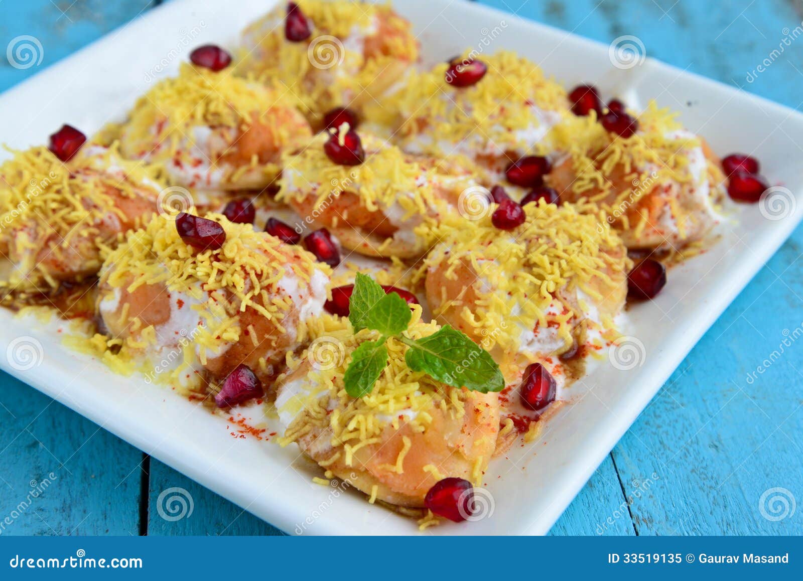 Dahi puri stock image. Image of cook, asian, gourmet - 33519135