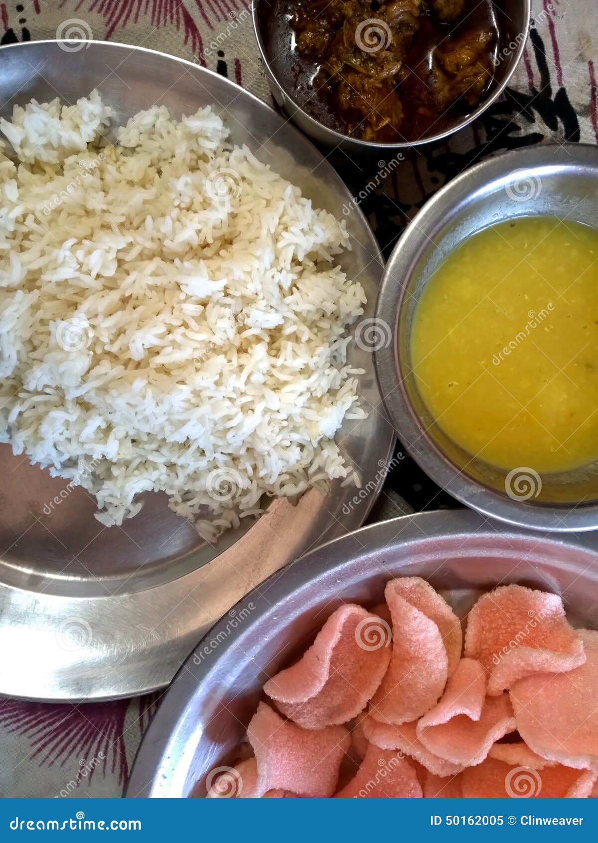 Dahl Bhat stock image. Image of dishes, lentil, food - 50162005