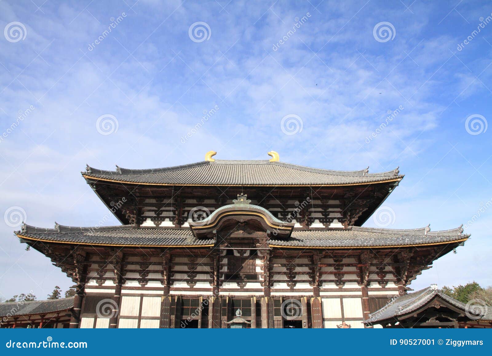 Daibutsuden Of Todai Ji In Nara Royalty-Free Stock Photography ...