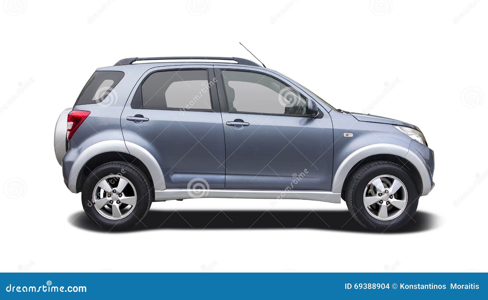 Daihatsu Terios Side View Isolated on White Stock Photo - Image of side ...