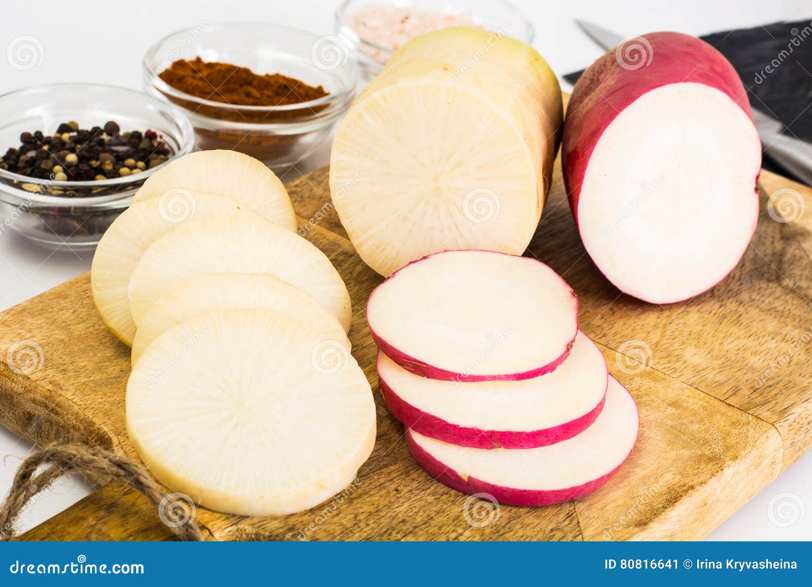 Daikon Popular Japanese Root Vegetable Stock Image - Image of asia ...