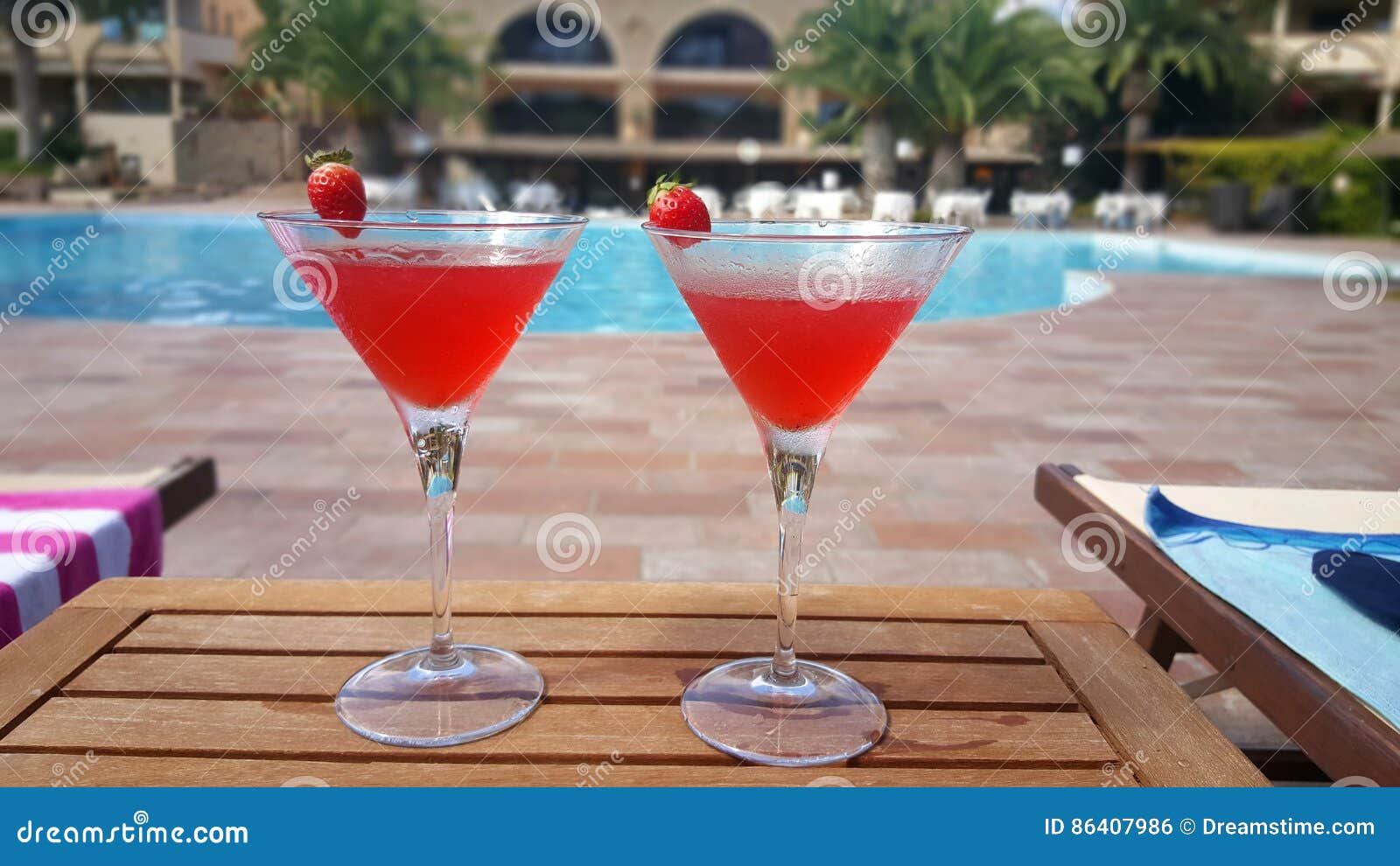 Daiquiri by the pool stock photo. Image of cocktails - 86407986