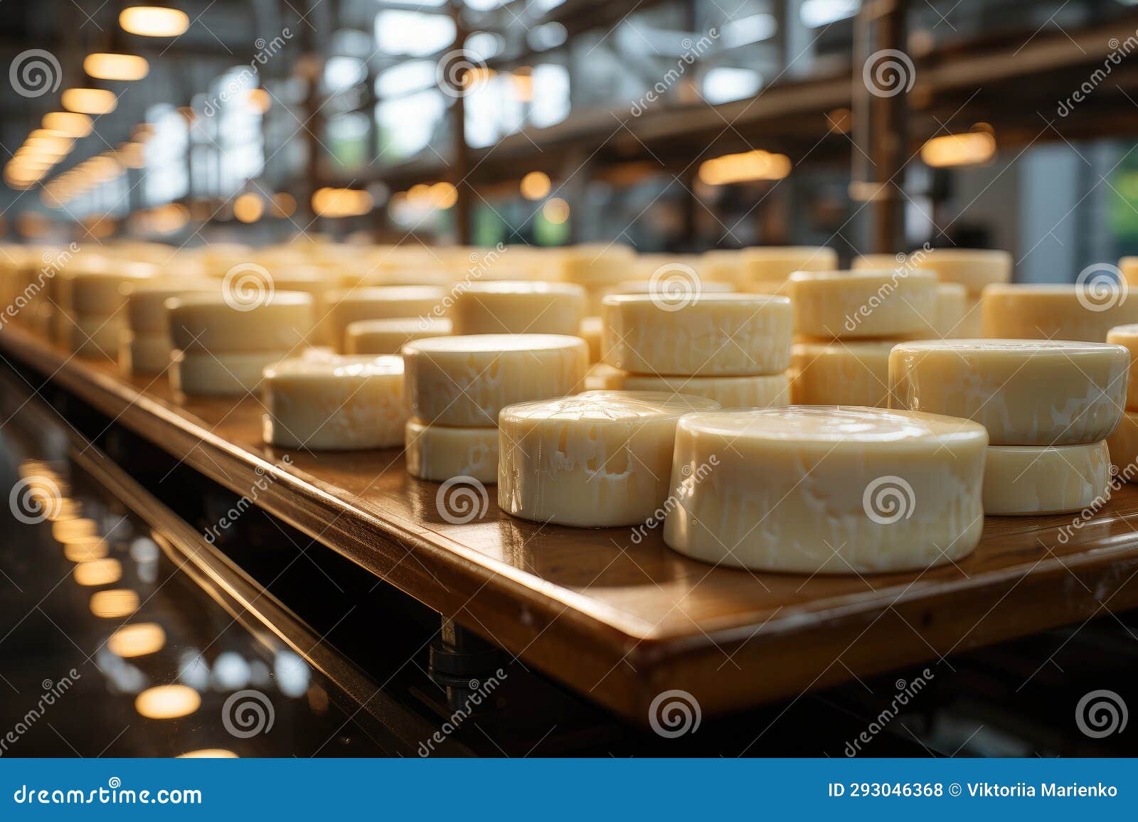 Dairy Factory S Craftsmanship in Cheese Making Stock Illustration ...