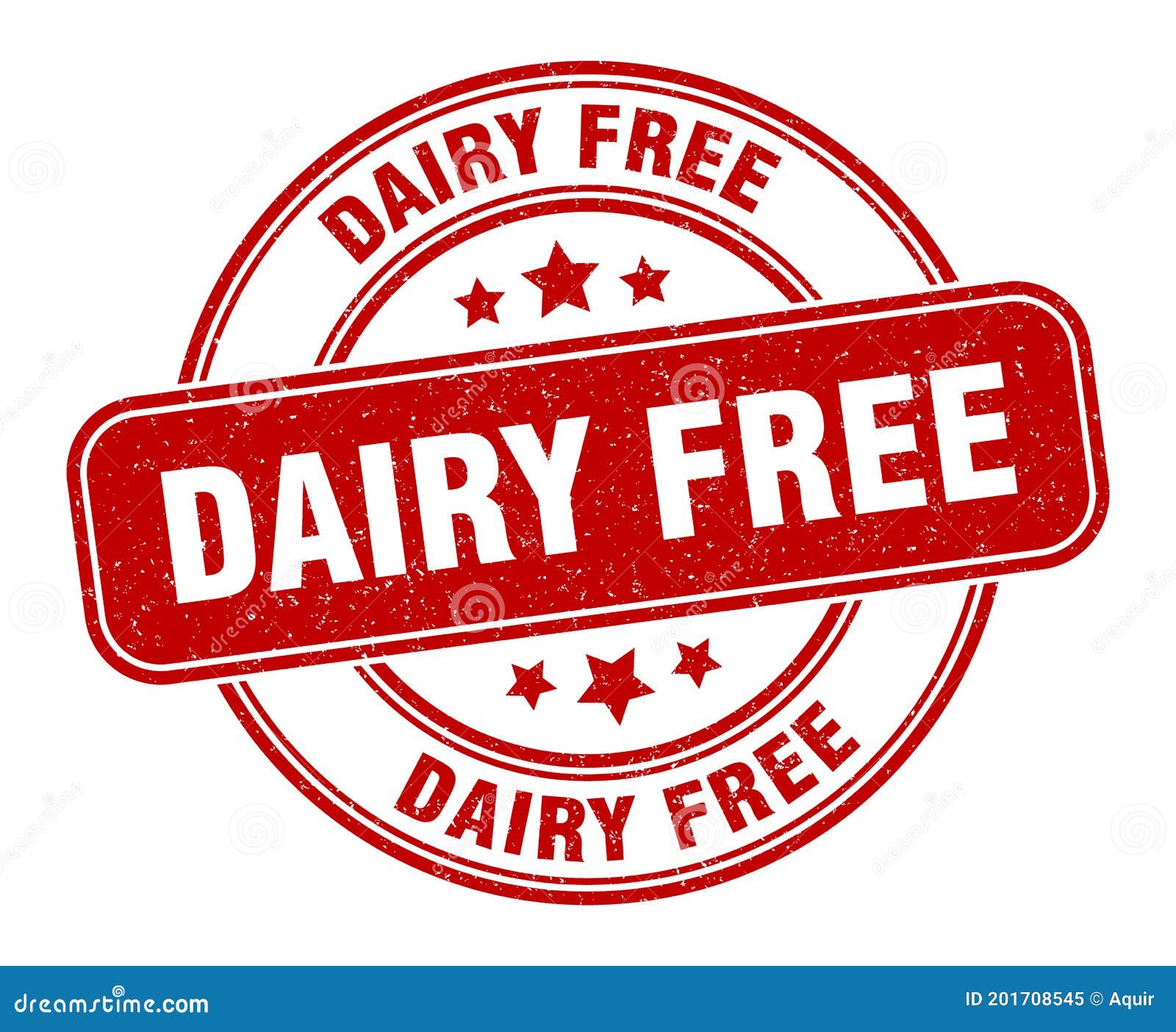 Dairy Free Stamp. Dairy Free Label. Round Grunge Sign Stock Vector ...