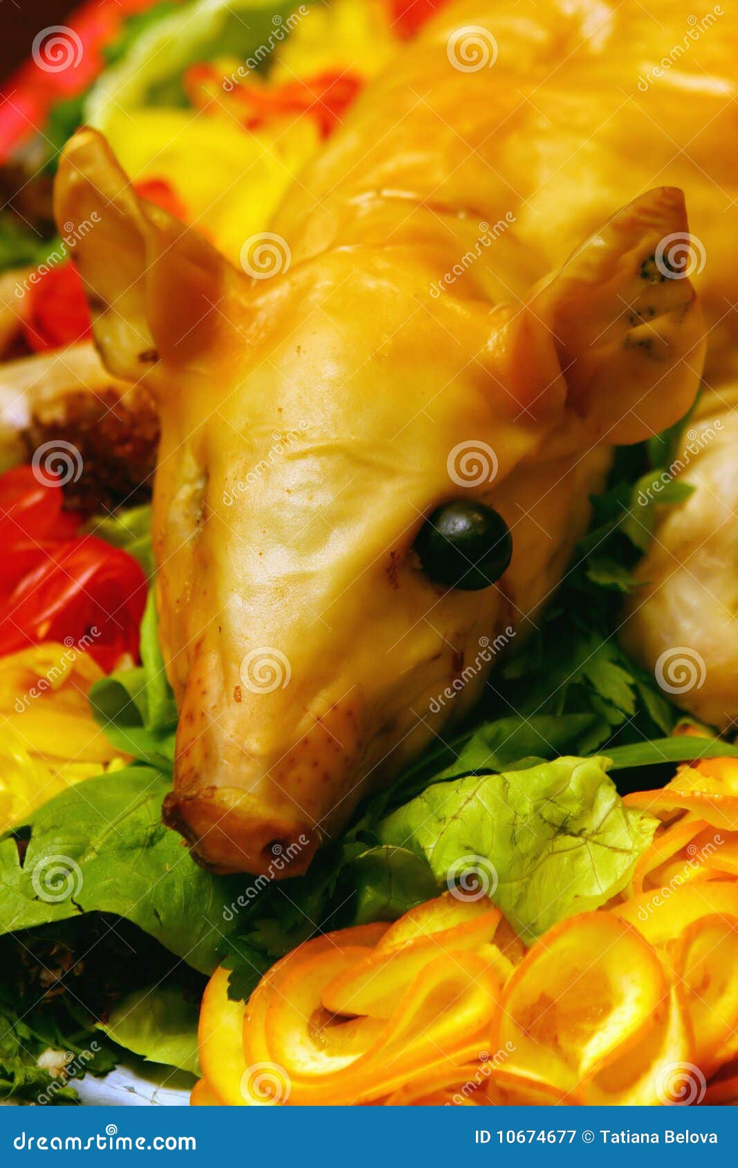 Dairy pig stock image. Image of buffet, celebration, meal - 10674677