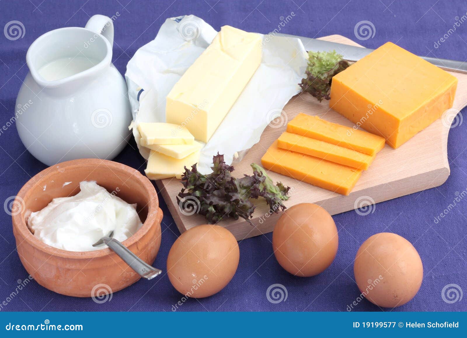 Dairy products stock image. Image of calcium, group, cloth - 19199577