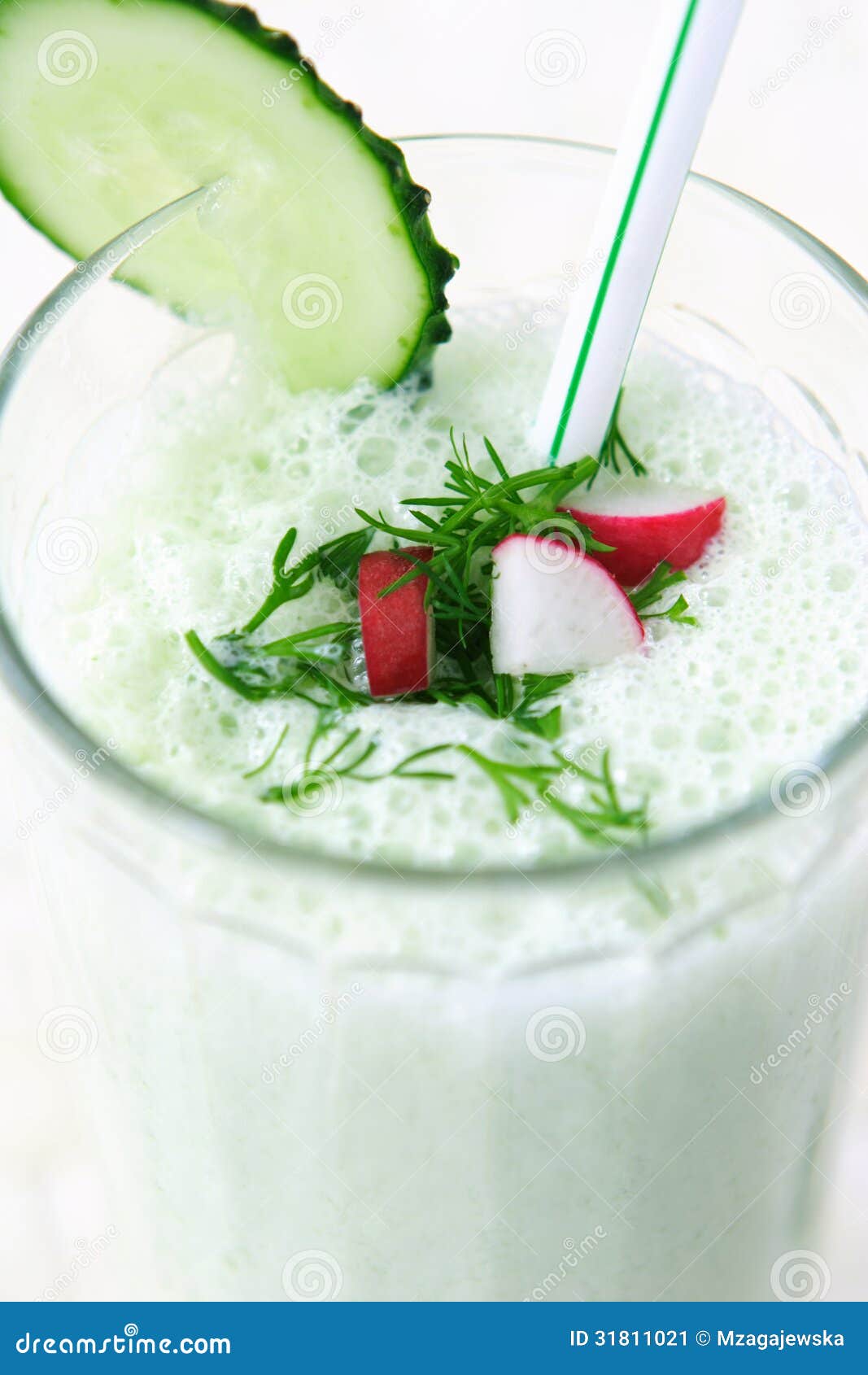 Dairy vegetable cocktail stock image. Image of yogurt - 31811021