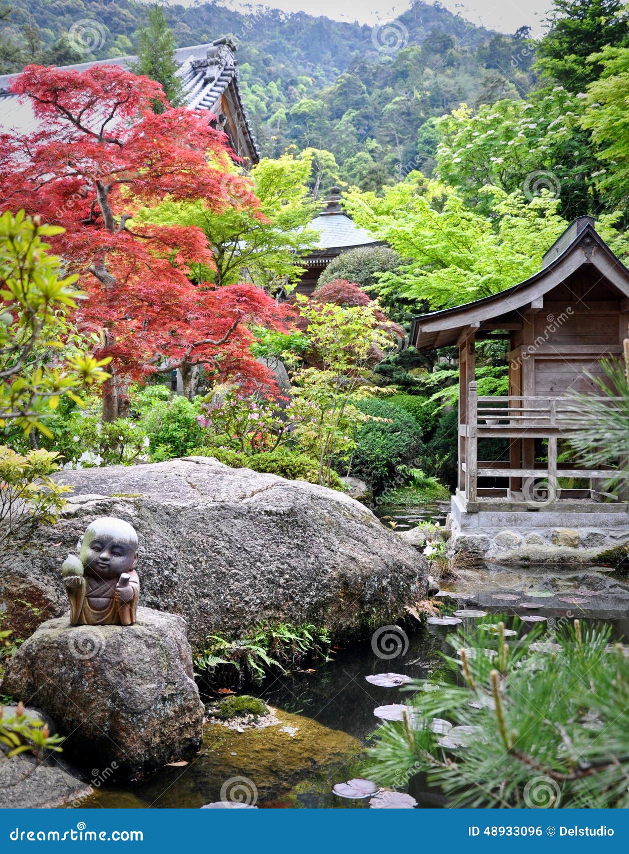 Daisho-in temple stock photo. Image of trees, miyajima - 48933096