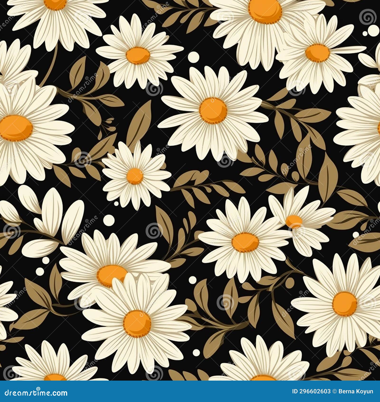 Daisy Brochure Design for Stylish Look Stock Illustration ...