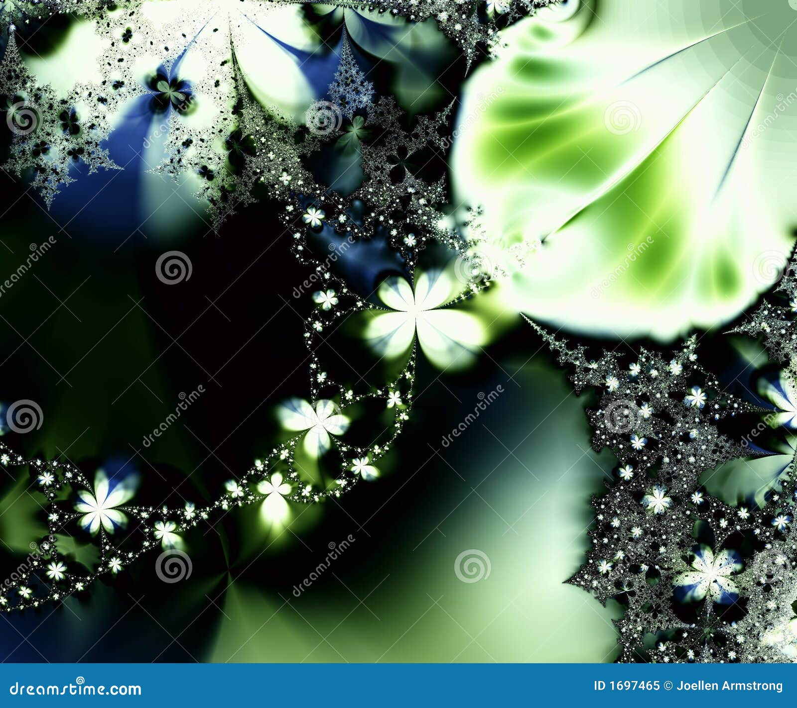 Daisy Chain Fractal stock illustration. Illustration of decoration ...