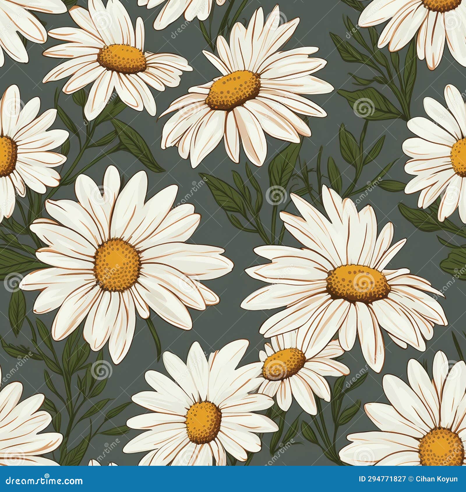 Daisy Collage Art for Creative Expression Stock Illustration ...
