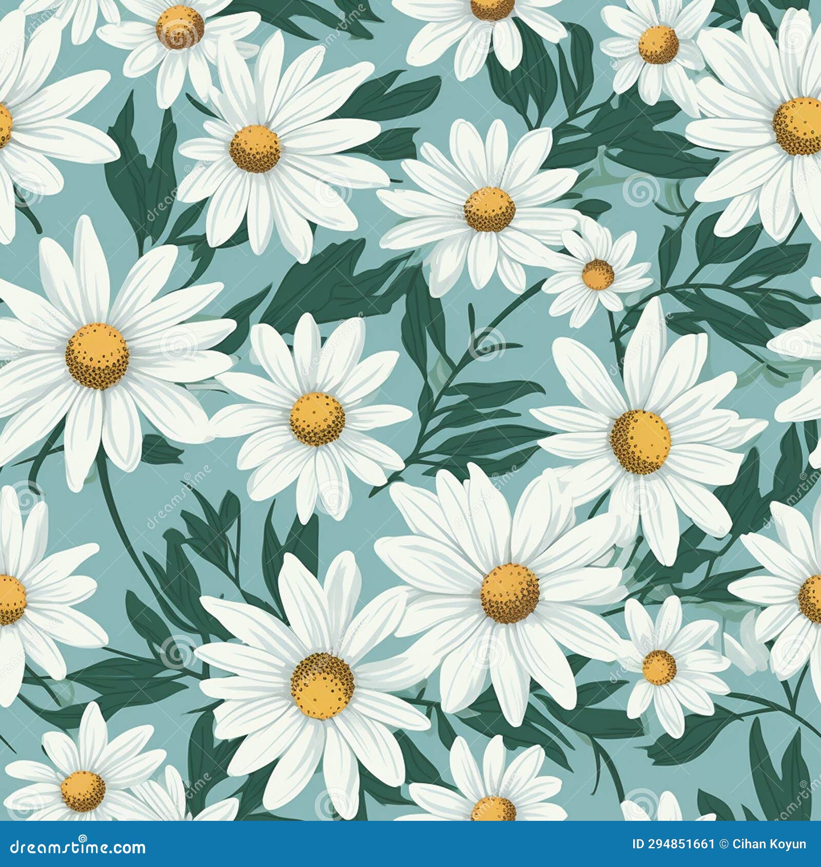 Daisy Collage Art for Creative Expression Stock Illustration ...
