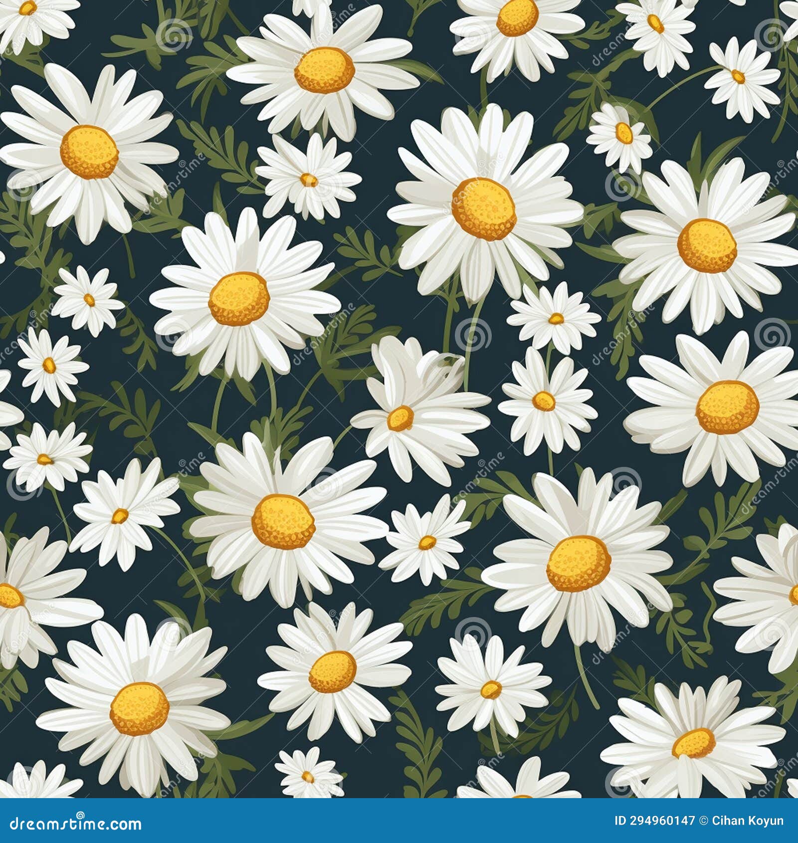 Daisy Collage Art for Creative Expression Stock Illustration ...