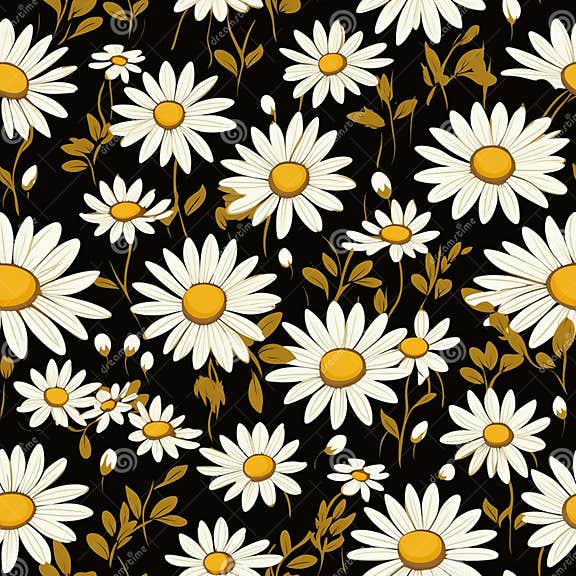 Daisy Collage Art for Unique Art Stock Illustration - Illustration of ...