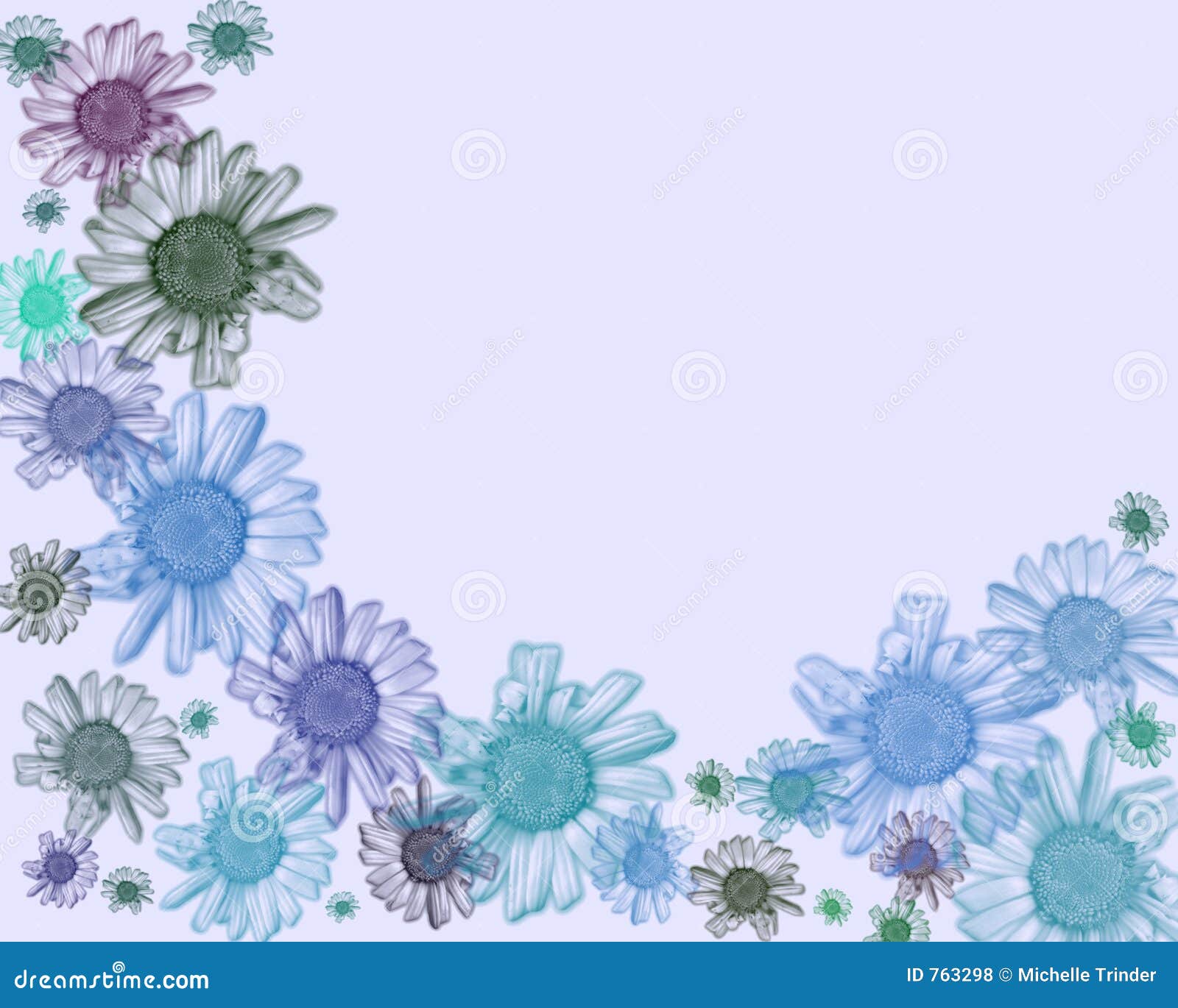 Daisy Frame background. stock illustration. Illustration of colour - 763298