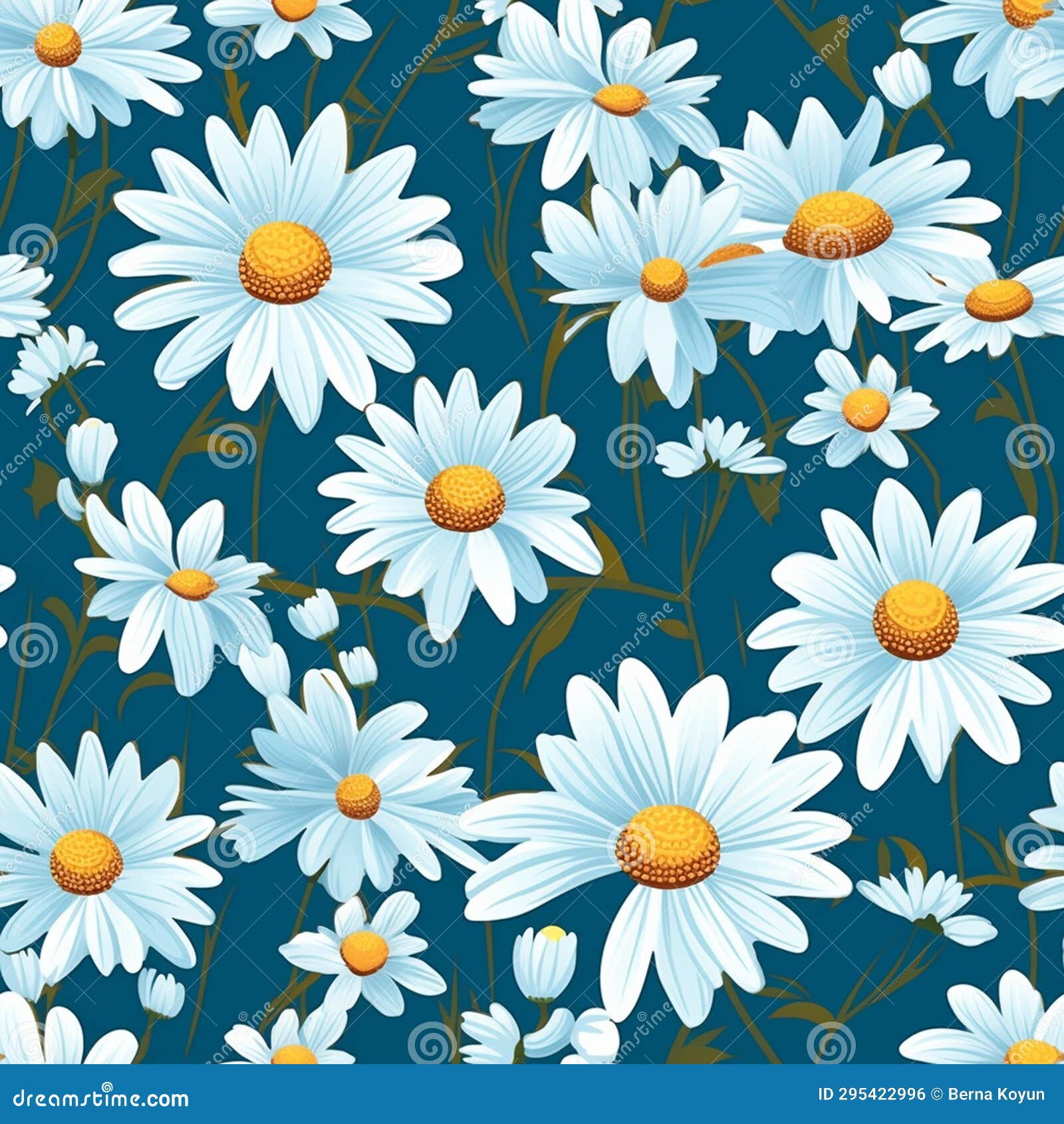 Daisy Magazine Cover Design for Eye-catching Design Stock Illustration ...