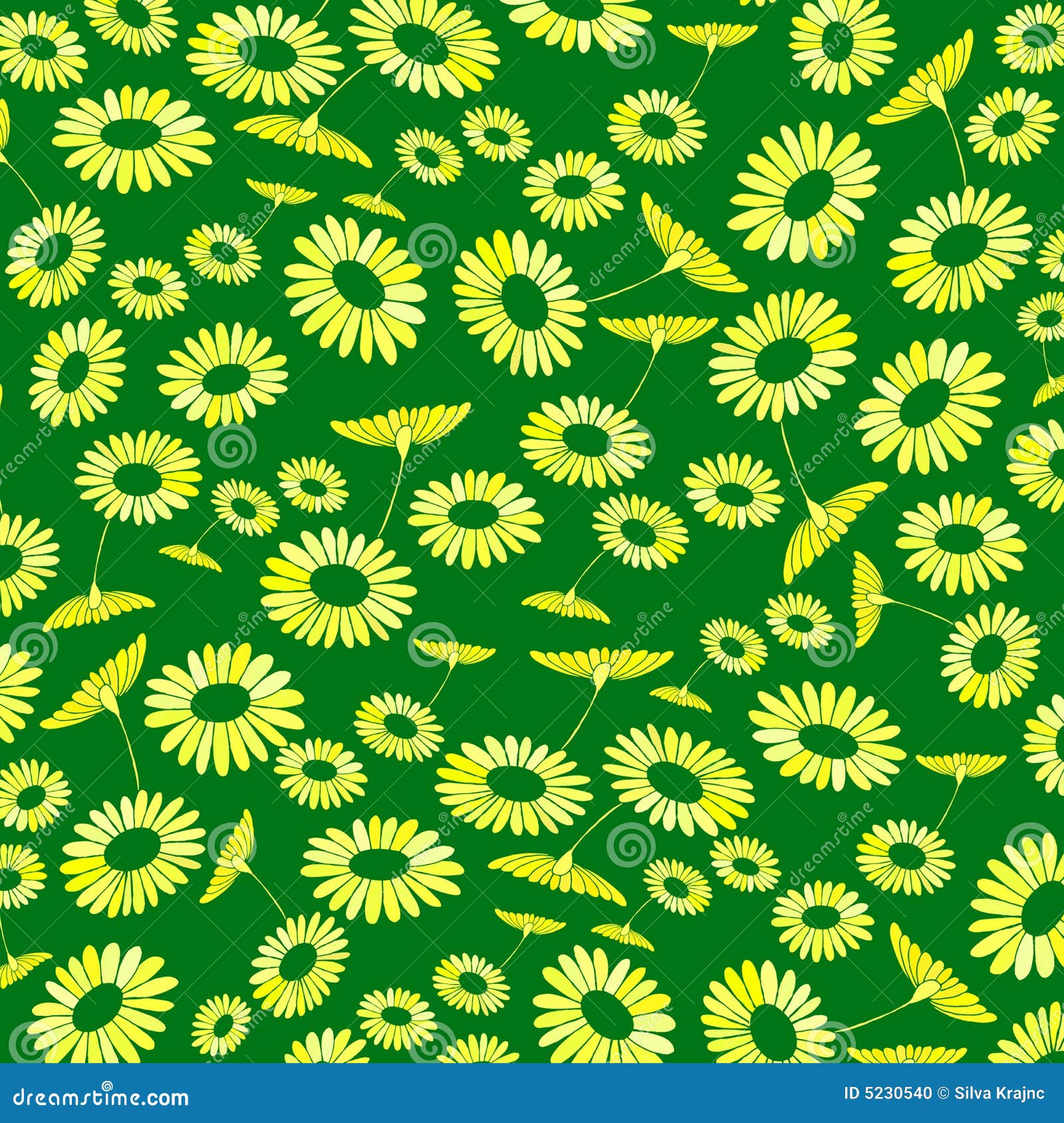 Daisy Vector Background stock vector. Illustration of graphics - 5230540