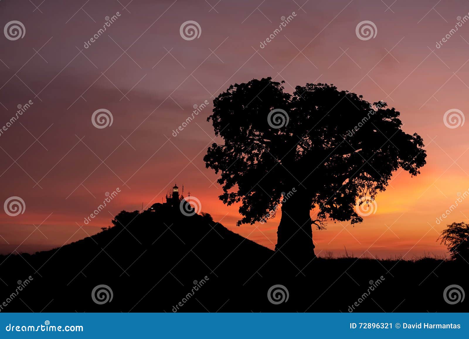 Dakar lighthouse at sunset stock image. Image of silhouette - 72896321