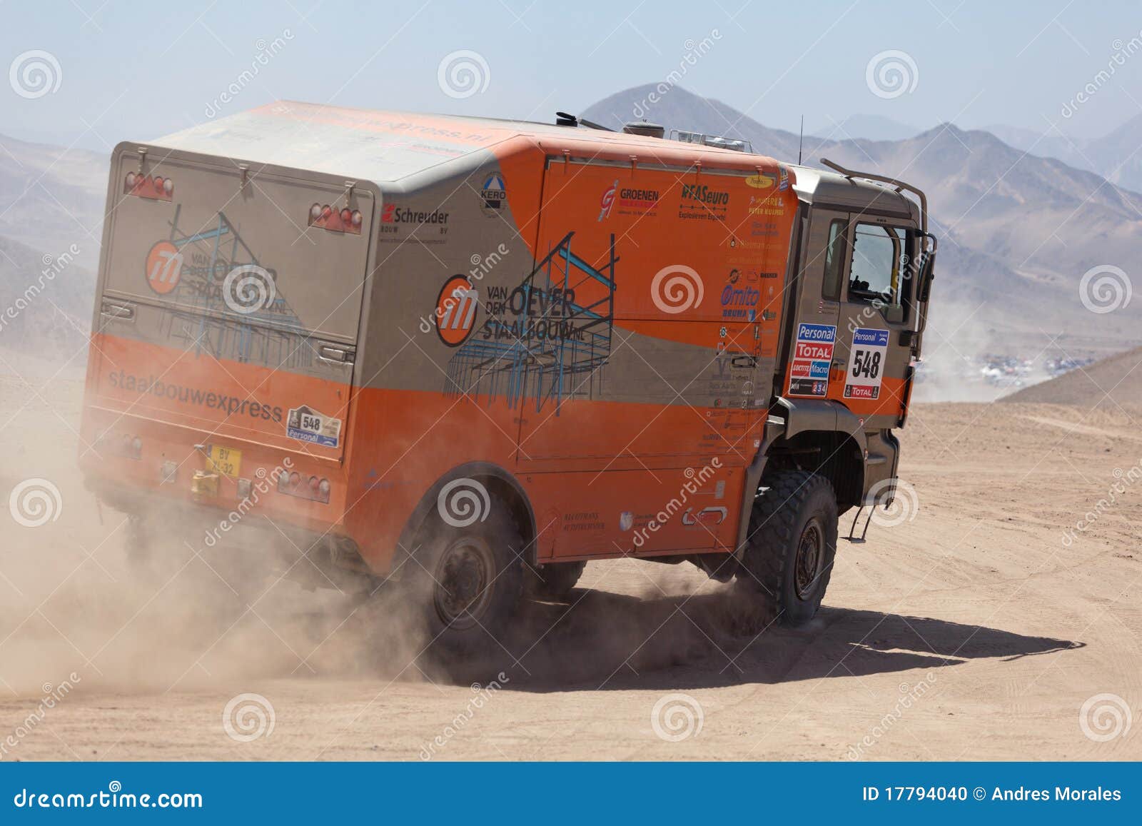 Dakar truck editorial image. Image of rally, oever, arid - 17794040