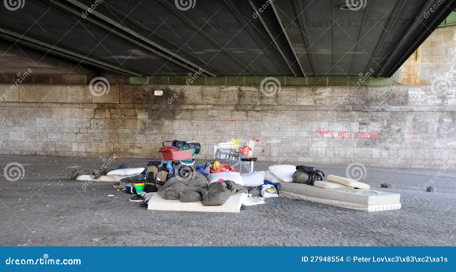 Daklozen in Keulen stock foto. Image of keulen, hopeloos - 27948554