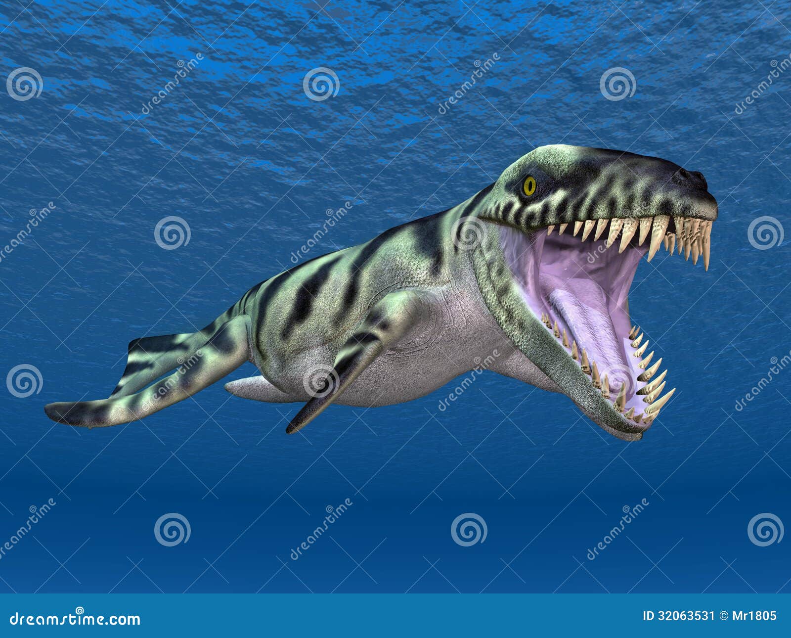 Dakosaurus stock illustration. Illustration of died, grand - 32063531