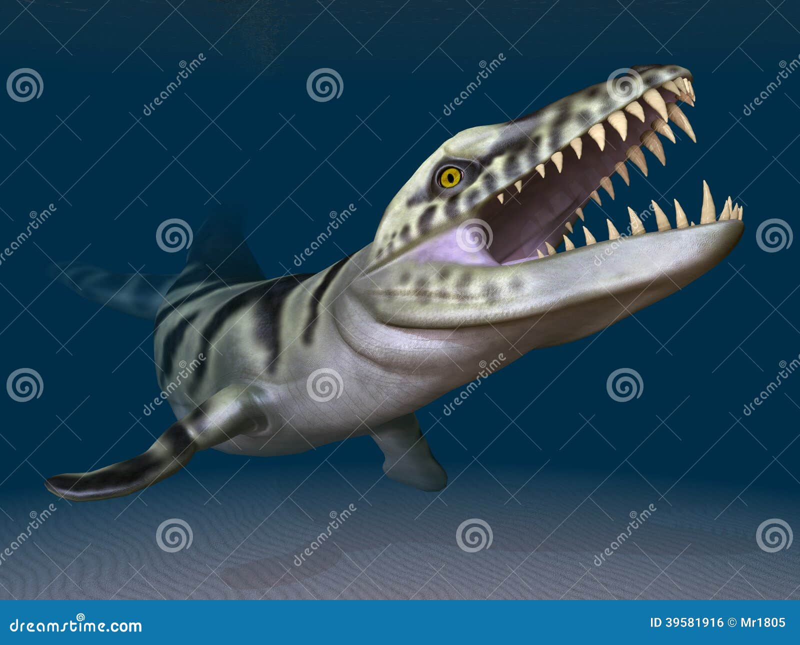 Dakosaurus stock illustration. Illustration of grand - 39581916