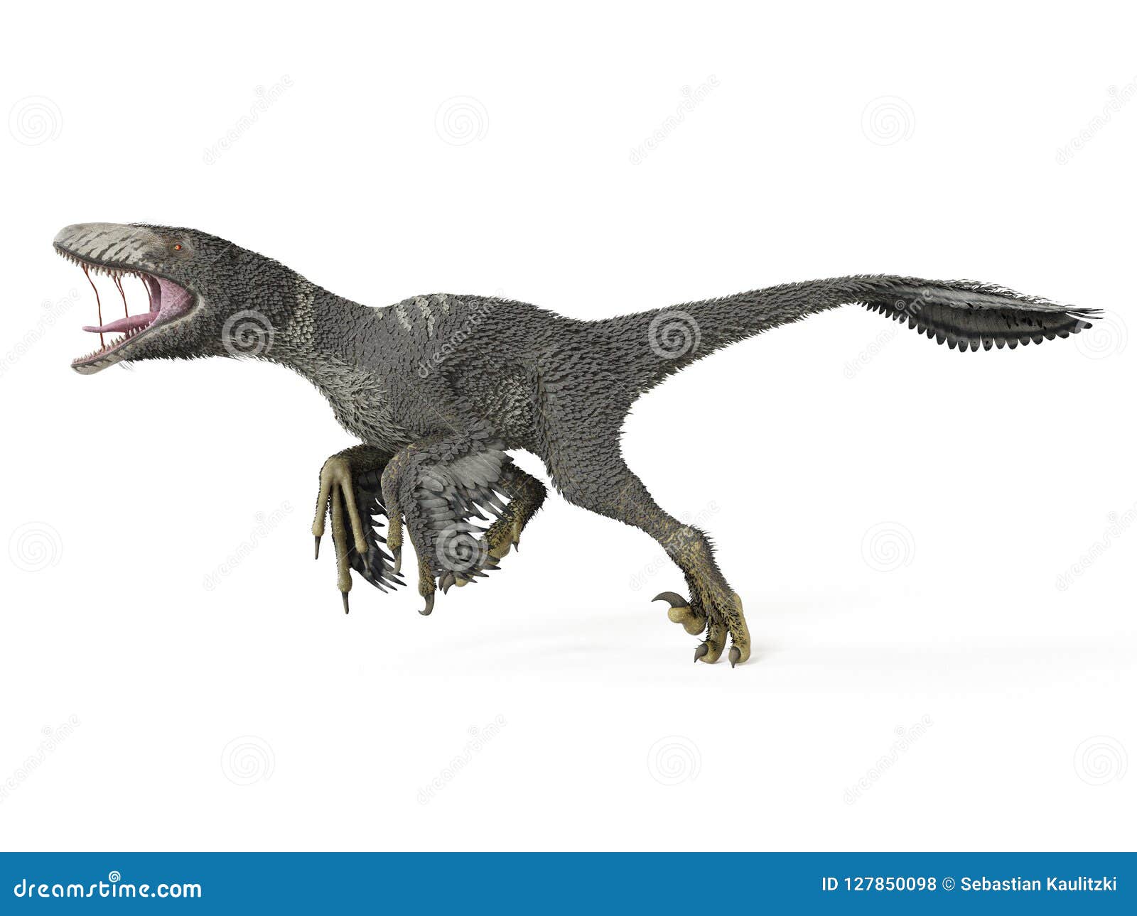 Dakotaraptor Dinosaur Tail Stock Photo | CartoonDealer.com #124220340