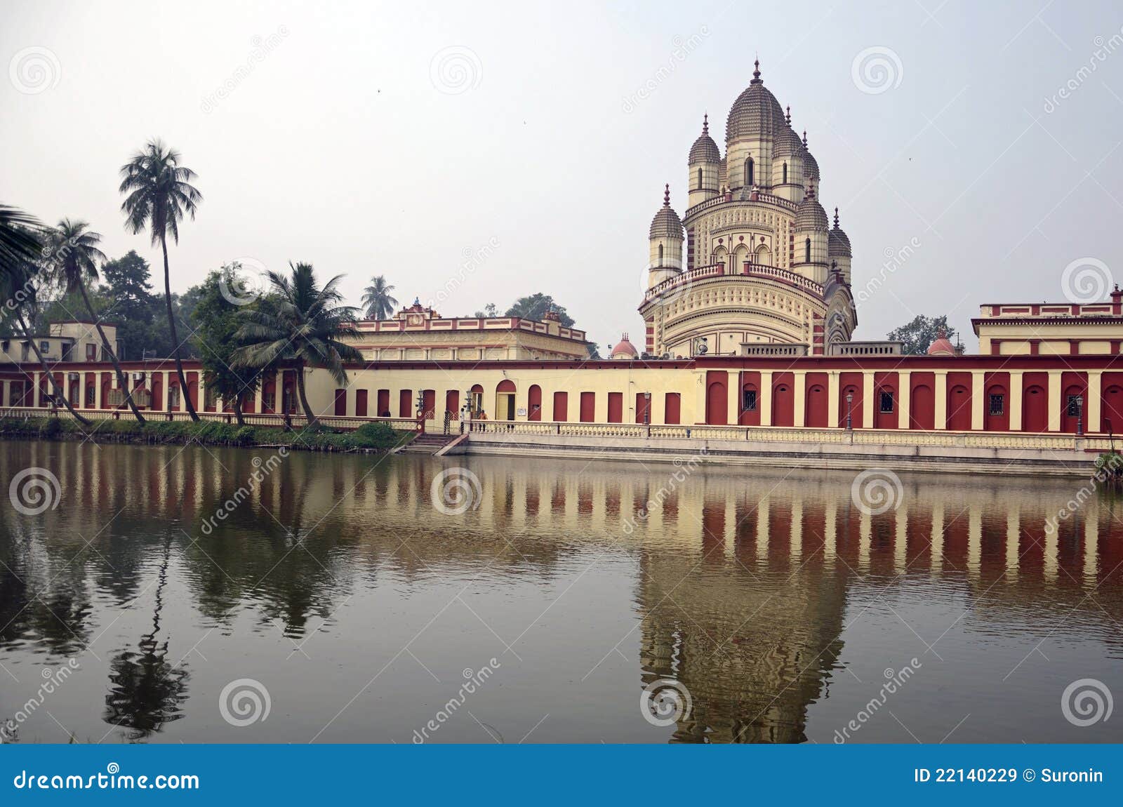 Dakshineshwar Kali Temple stock image. Image of religion - 22140229