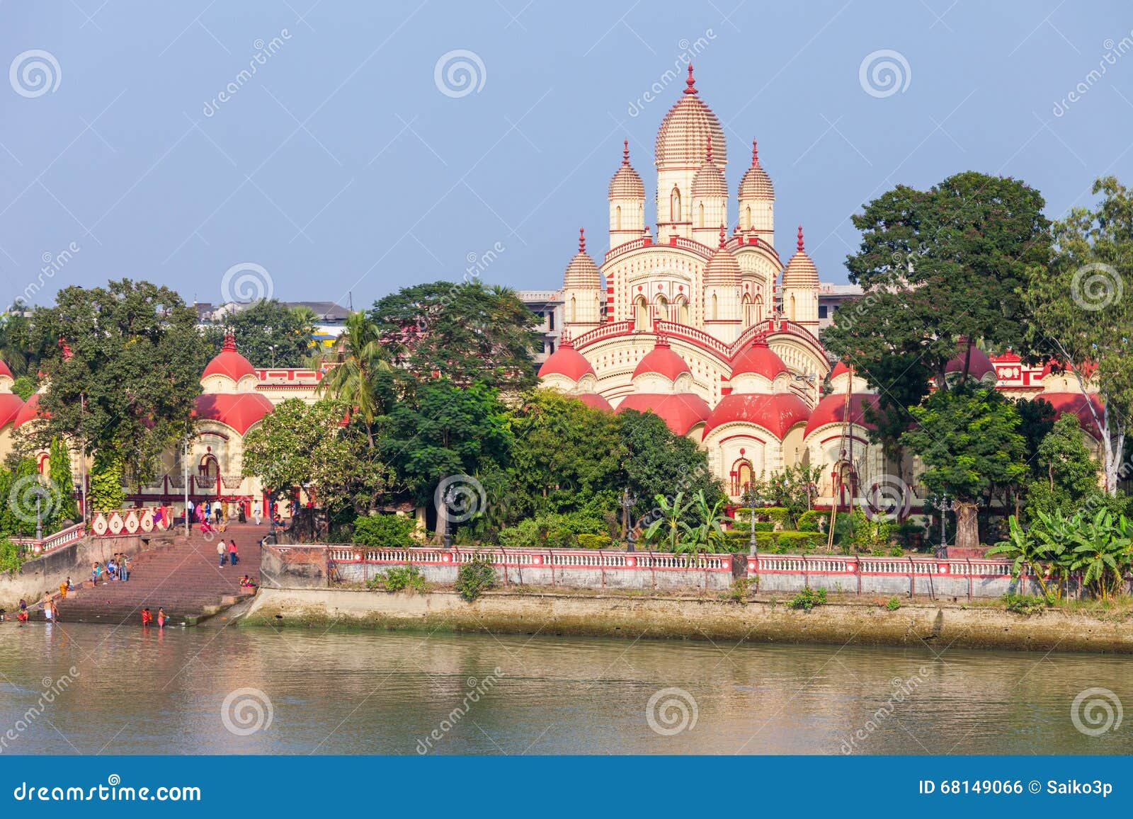 Dakshineswar Kali Temple stockfoto. Bild von indien, gott - 68149066