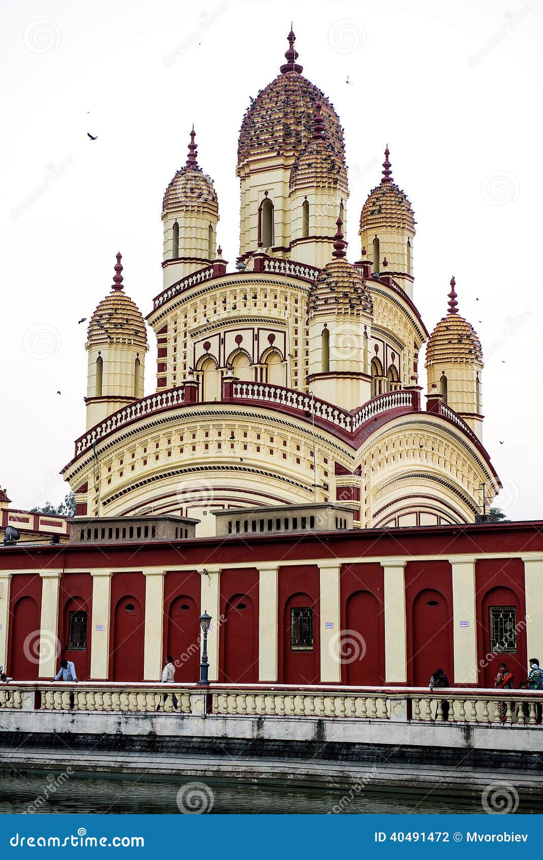 Dakshineswar Kali Temple Royalty-Free Stock Photography | CartoonDealer ...