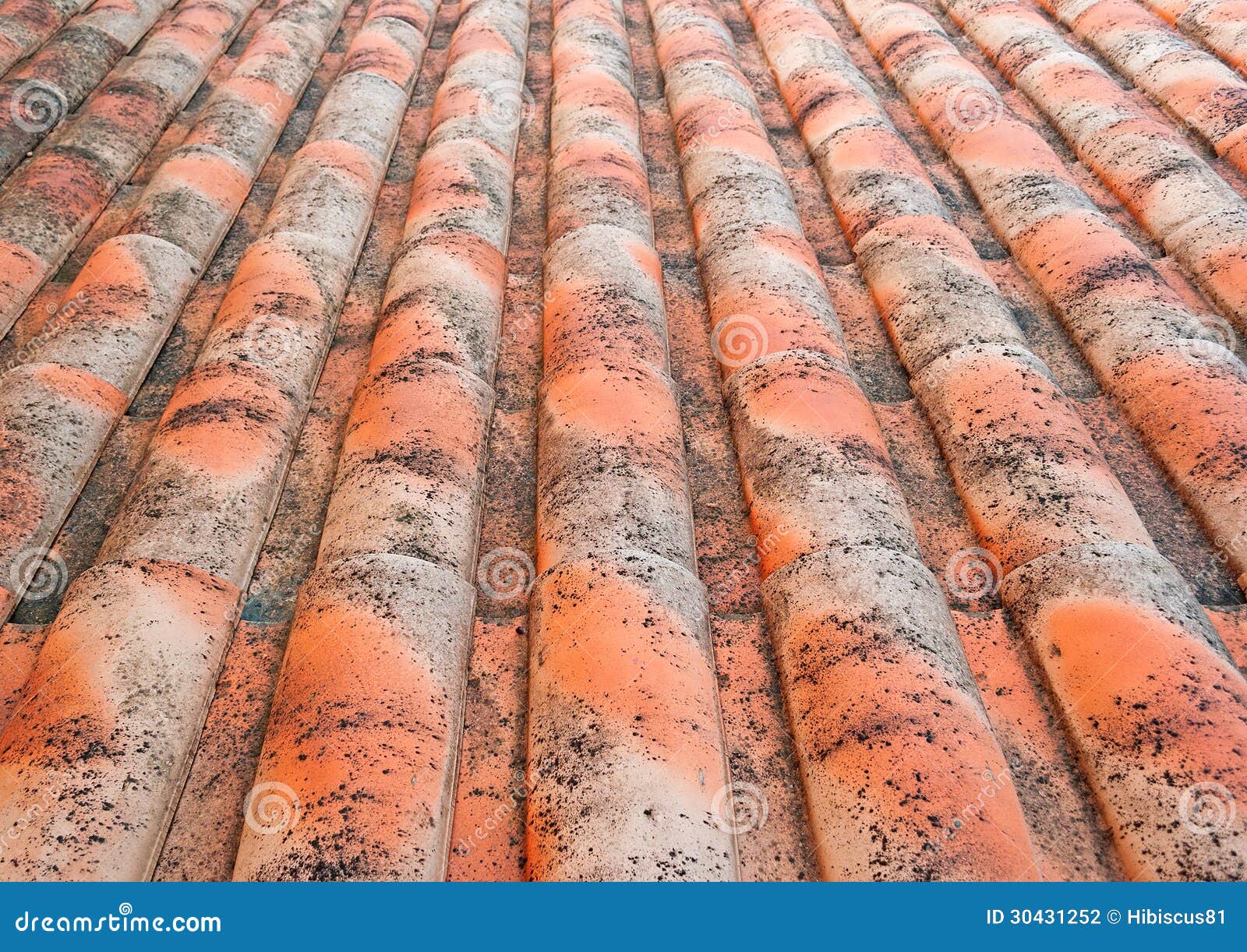 Daktegels stock foto. Image of tegels, sinaasappel, architecturaal ...