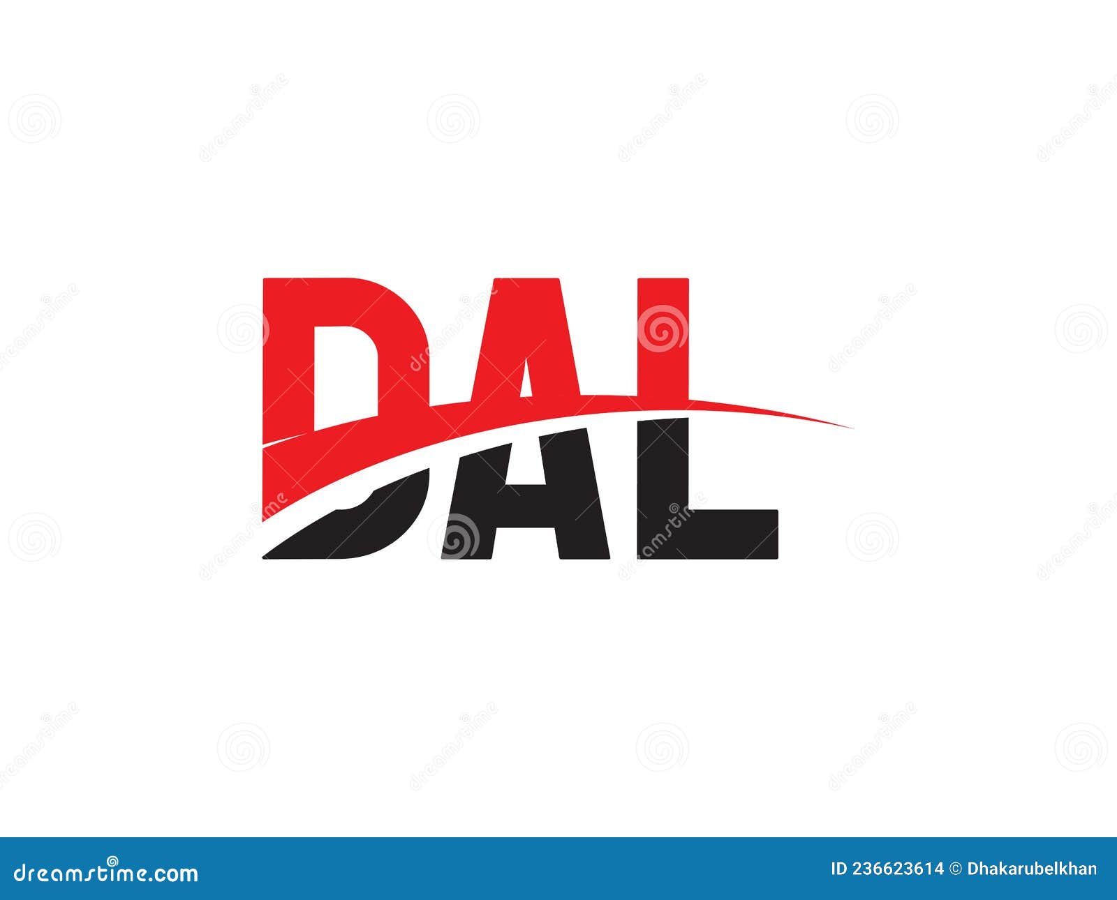 DAL Letter Initial Logo Design Vector Illustration Stock Vector ...