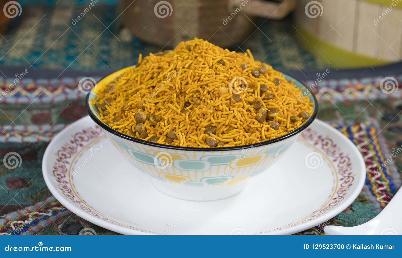 Dal Moth stock photo. Image of bhujya, crispy, namkeen - 129523700