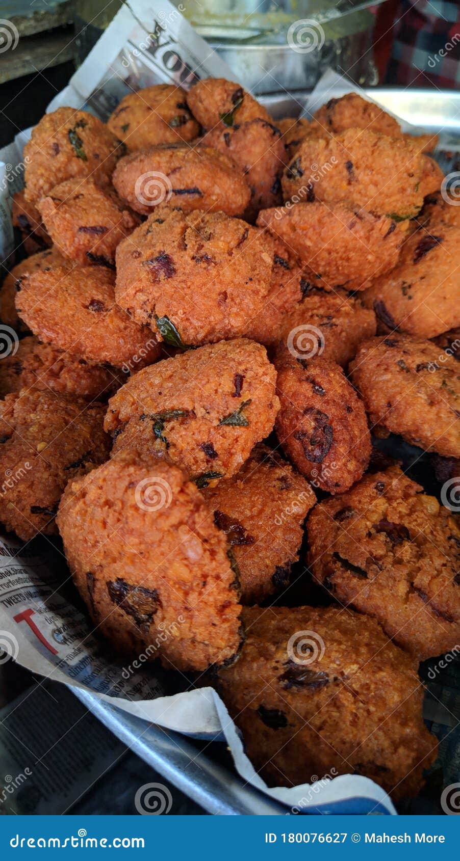 Dal Wada Recipe of South India Stock Image - Image of wada, recipe ...