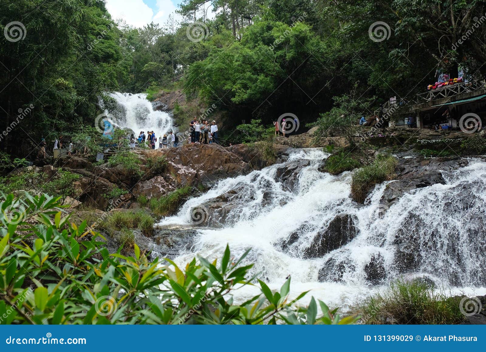 Datanla Waterfall in Dalat. Vietnam Editorial Stock Image - Image of ...