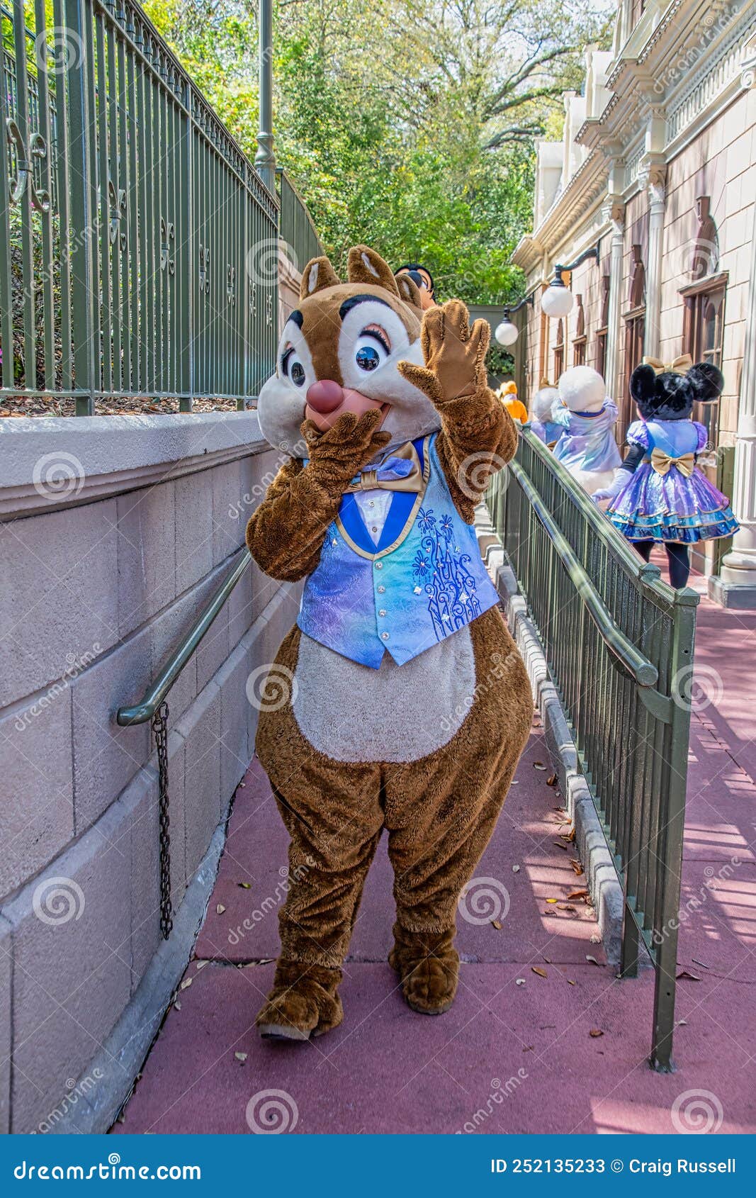Dale Character at DIsney Magic Kingdom Editorial Stock Photo - Image of ...