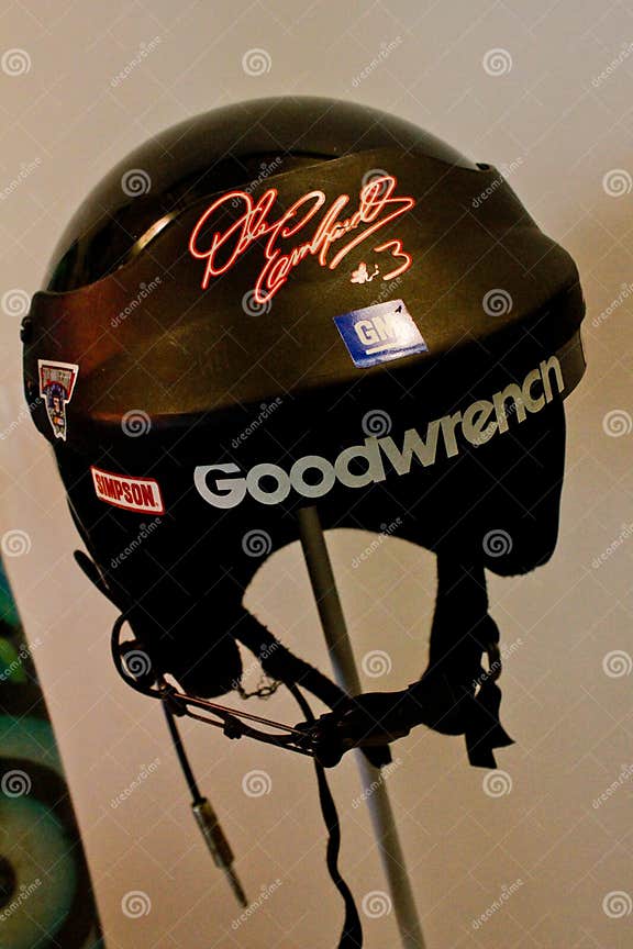 Dale Earnhardt Sr. Racing Helmet Editorial Stock Photo - Image of ...
