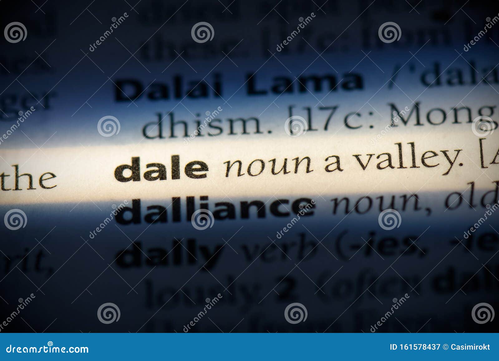 Dale stock image. Image of close, meaning, idea, linguistic - 161578437