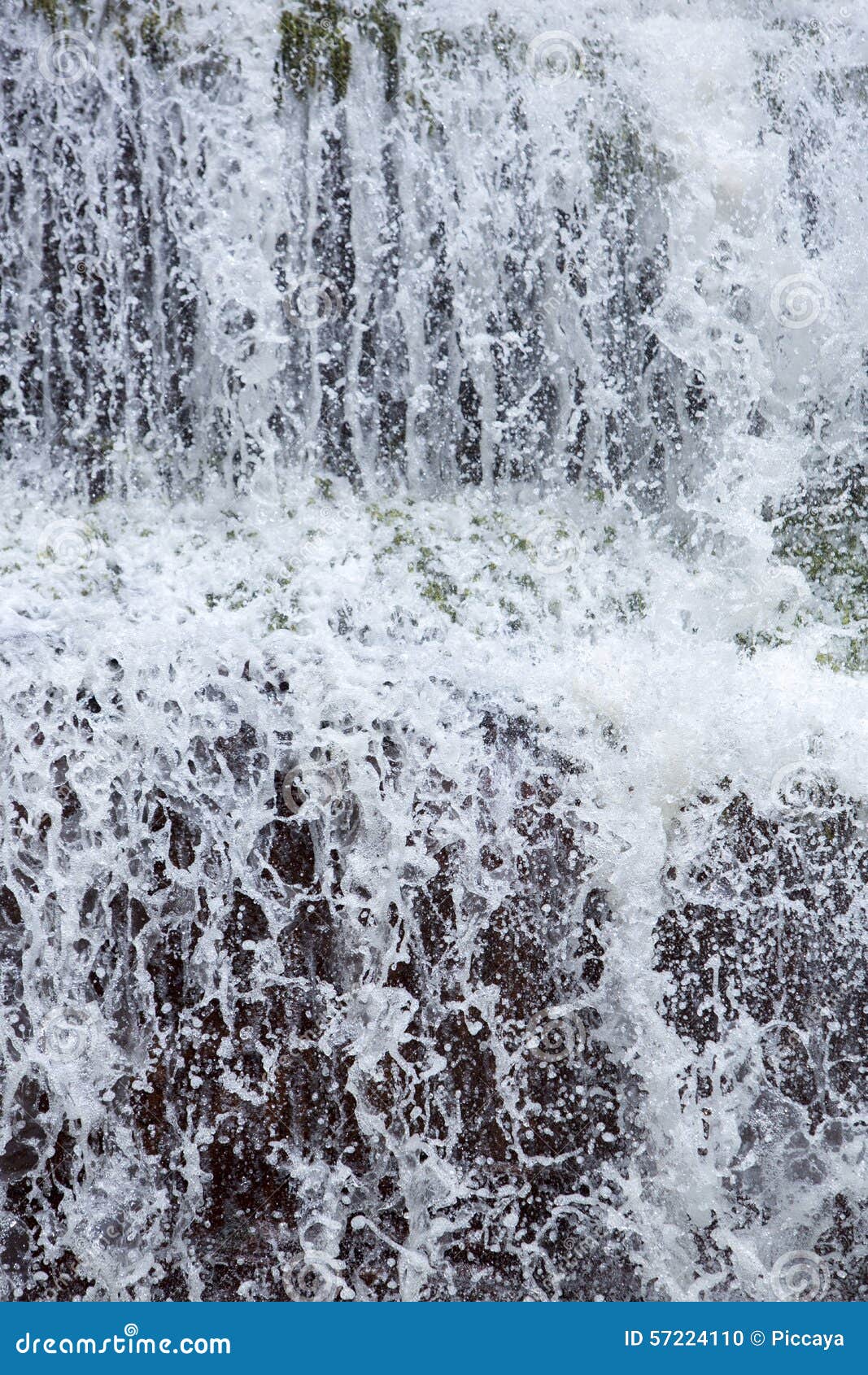 Dalend Water, Watervaldetail in Angel Falls, Venezuela Stock Foto ...