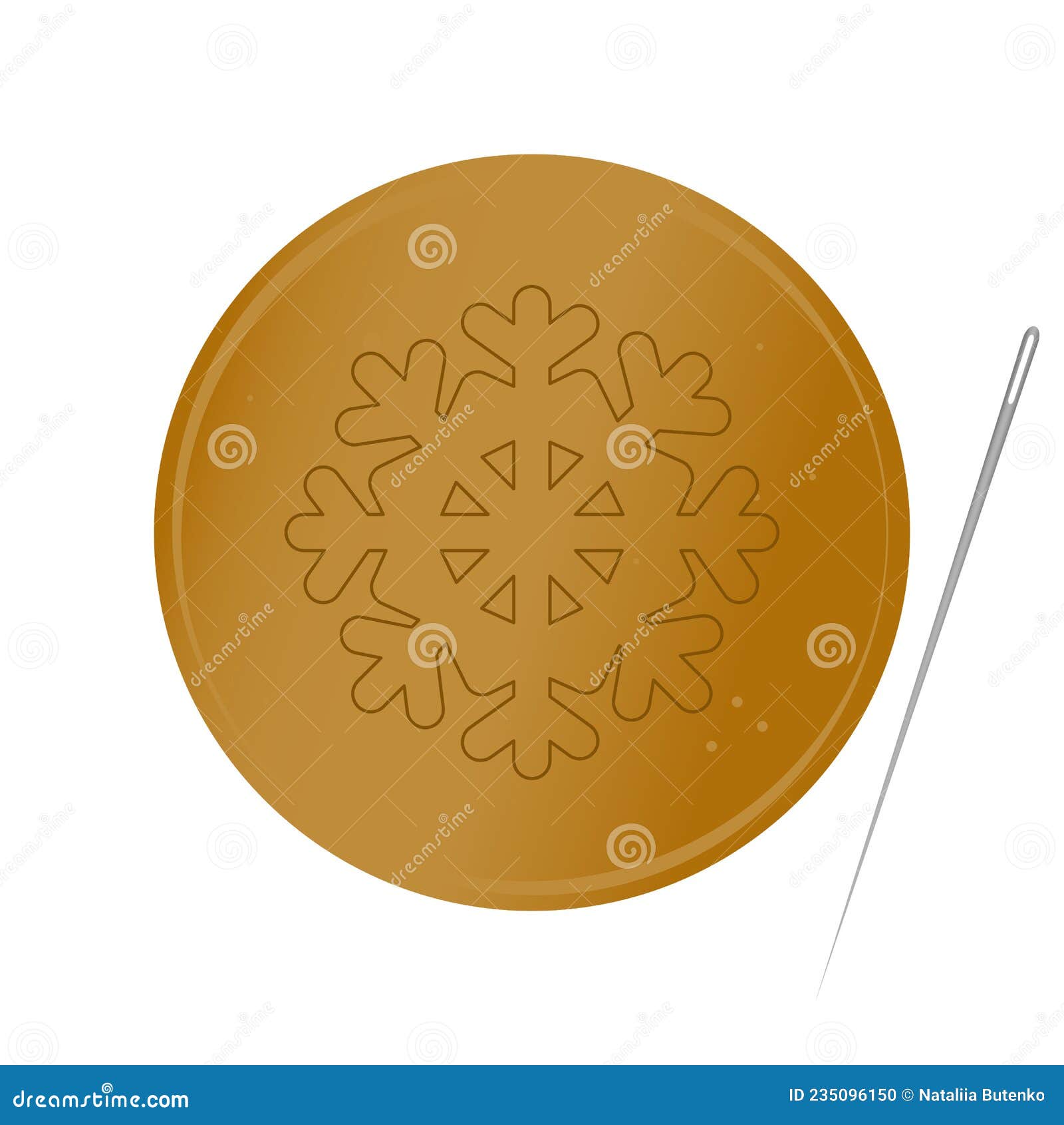 Dalgona Candy Circle Cartoon Character With Love Cute Emoticon Vector ...