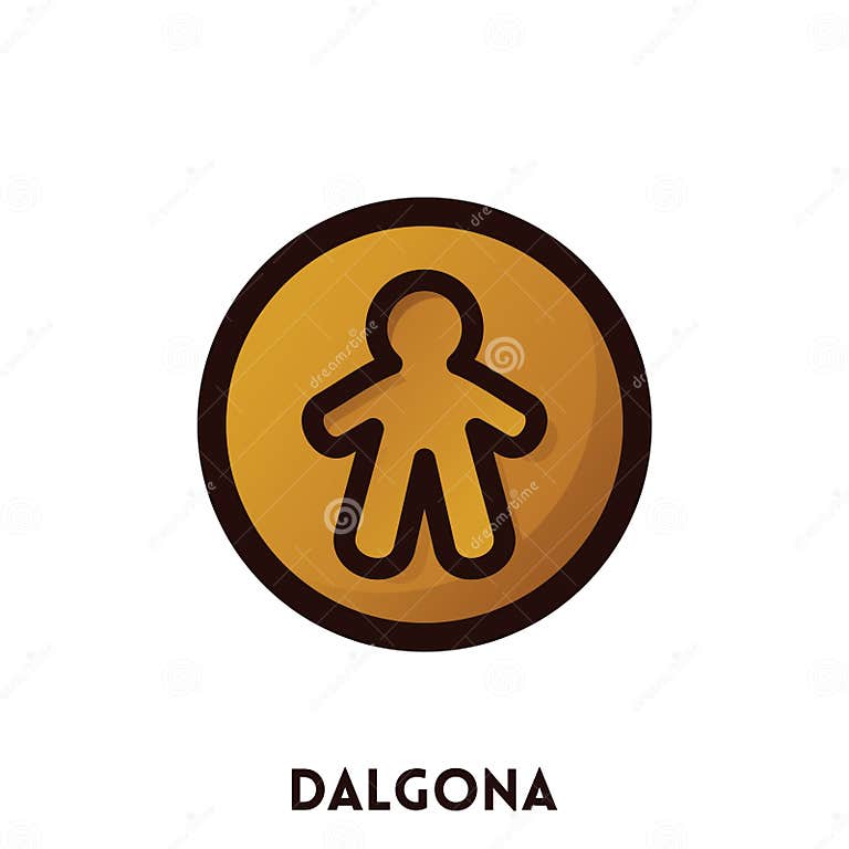 Dalgona. Vector Illustration Decorative Design Stock Vector ...