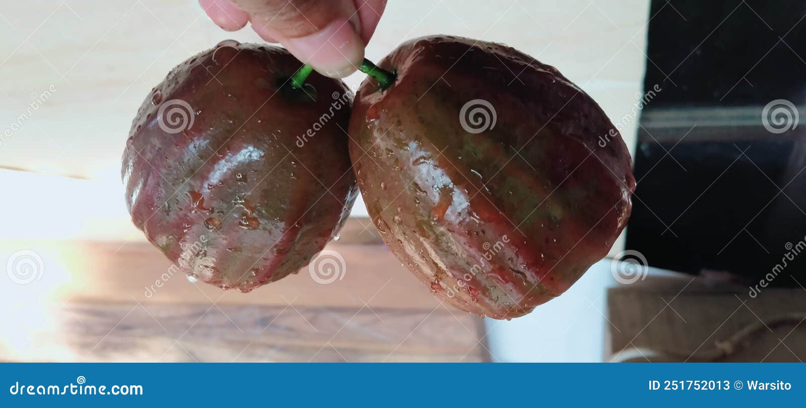 Dalhari guava stock image. Image of dish, dessert, strawberry - 251752013