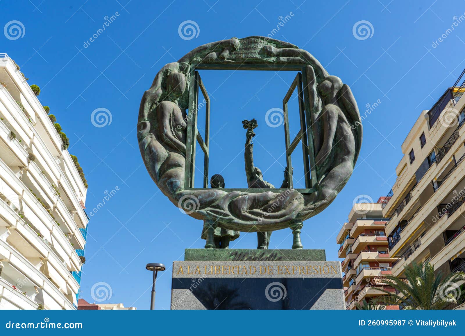Dali Monuments in Marbella, Spain on September 11, 2022 Editorial ...