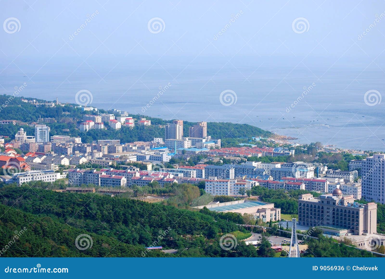 Dalian stock photo. Image of dalian, china, blue, panoramic - 9056936
