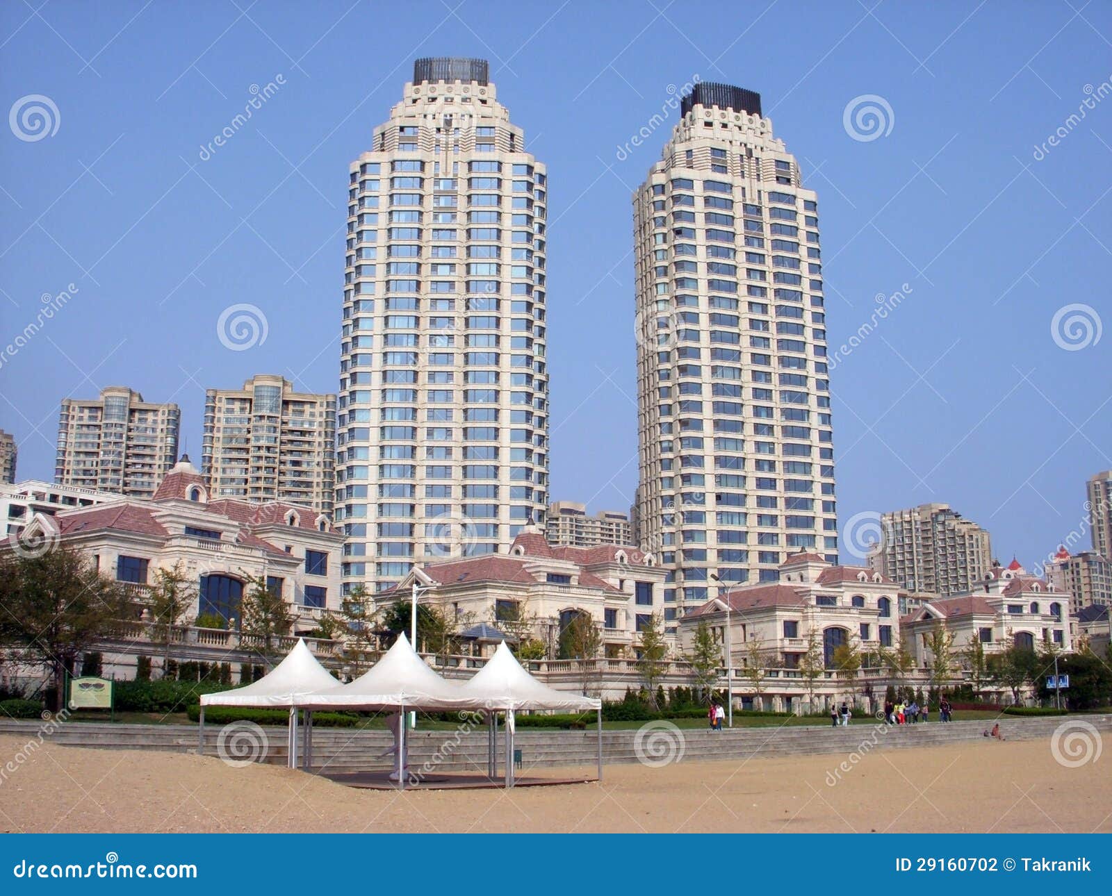 Dalian, China stock photo. Image of building, skyline - 29160702