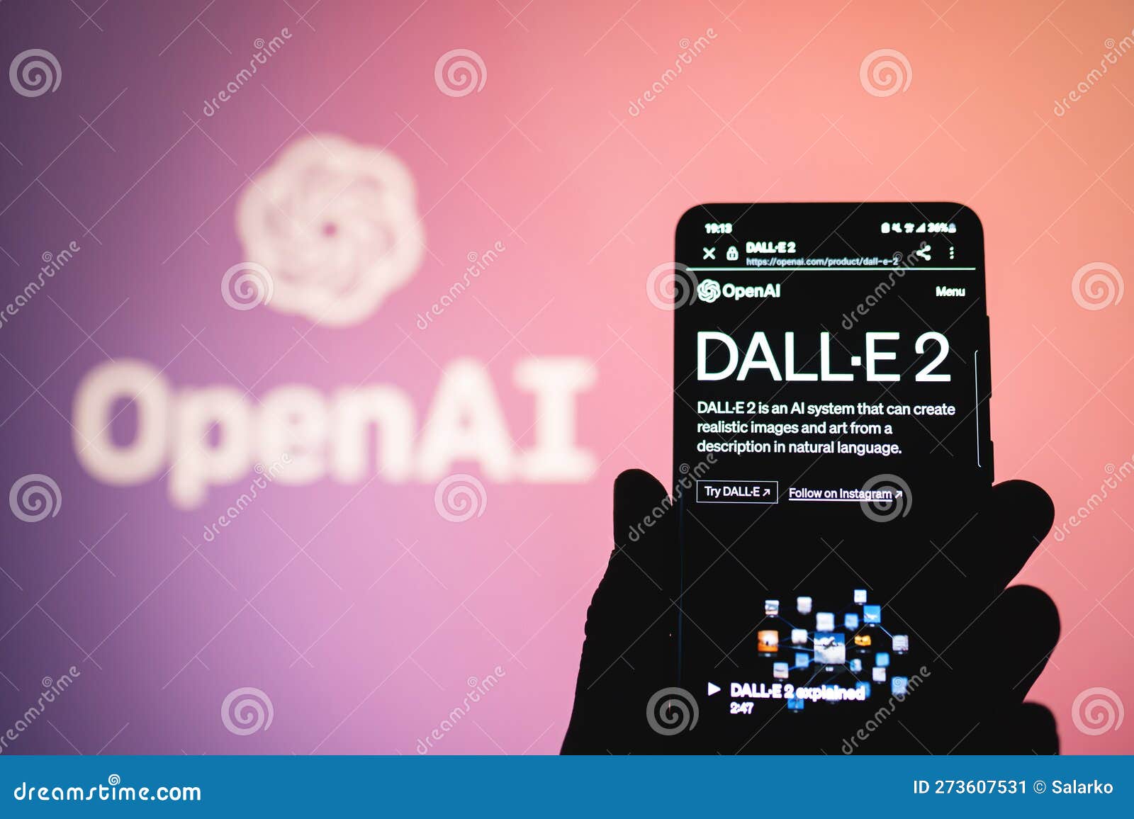OpenAI Webpage With ChatGPT-4 Tab Open On A Browser Of Mobile Phone: Swat, Pakistan - 17 Mar ...