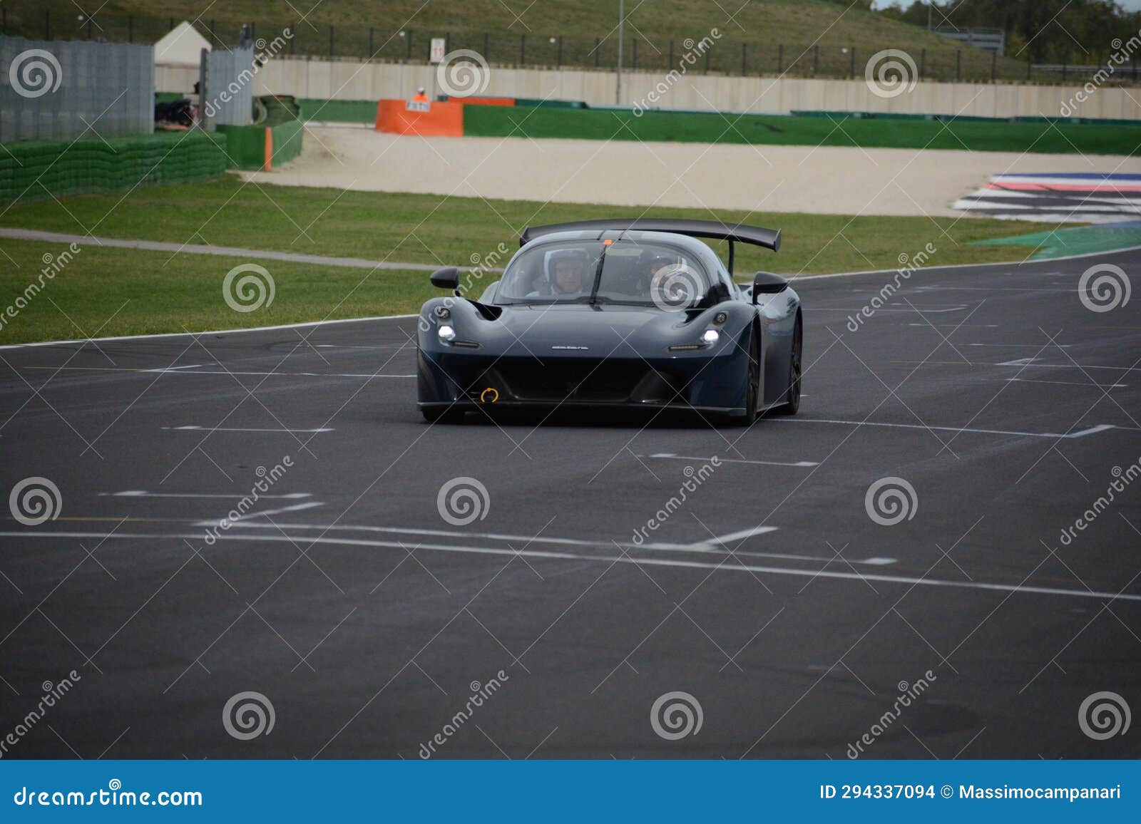 Dallara Sports Prototype In Action At The Monza Circuit Editorial Photo ...