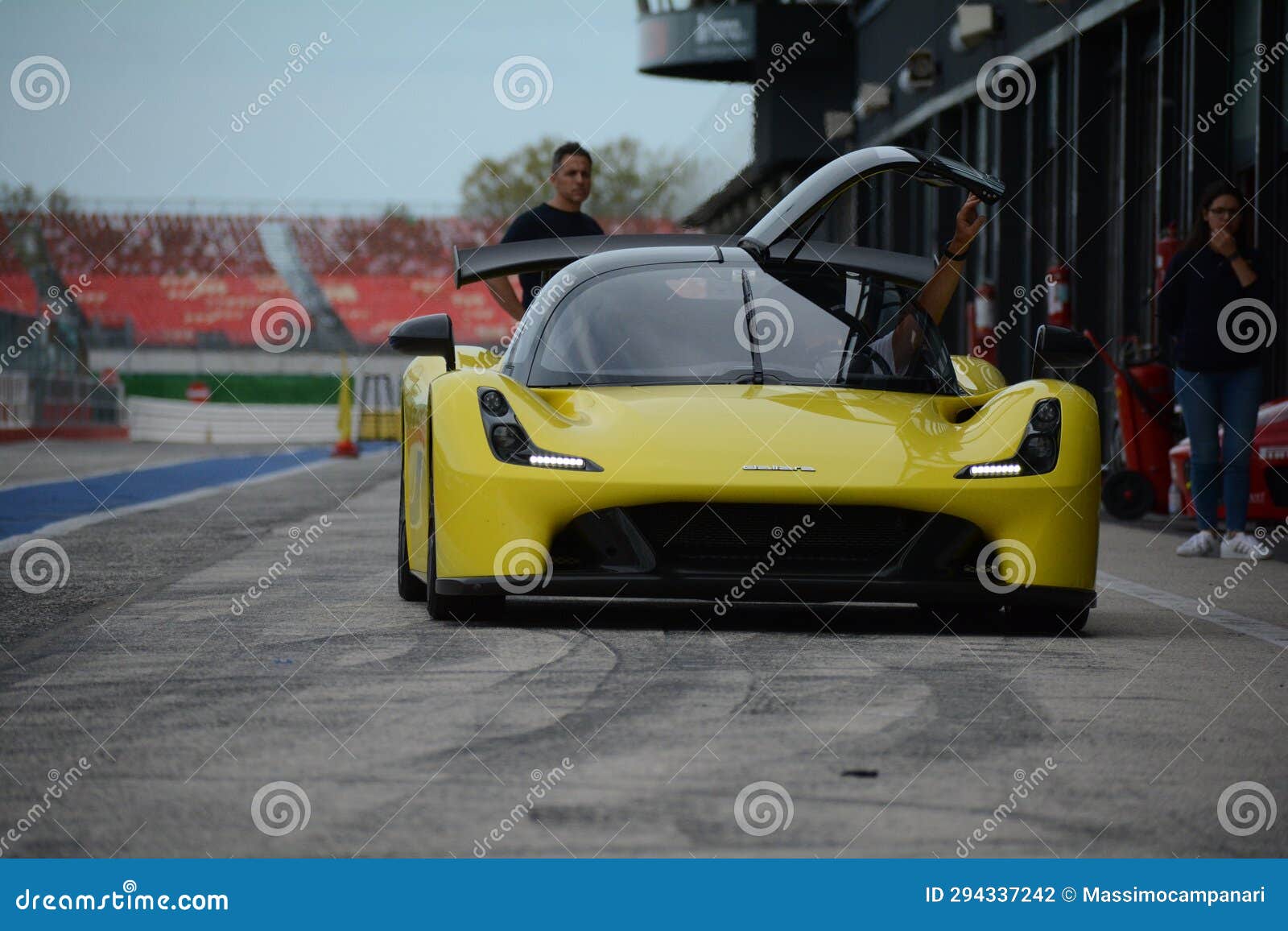 Dallara Sports Prototype In Action At The Monza Circuit Editorial Photo ...