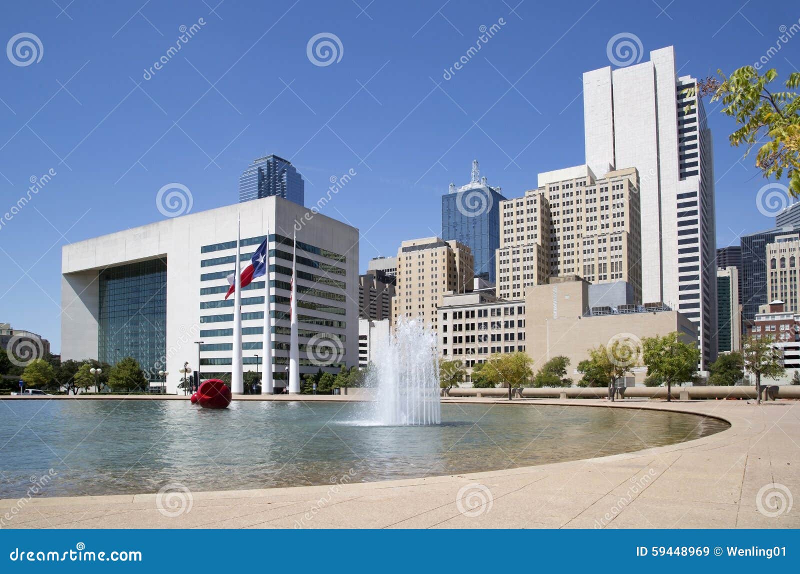 Dallas City Hall stockbild. Bild von horizont, mode, geschäft - 59448969
