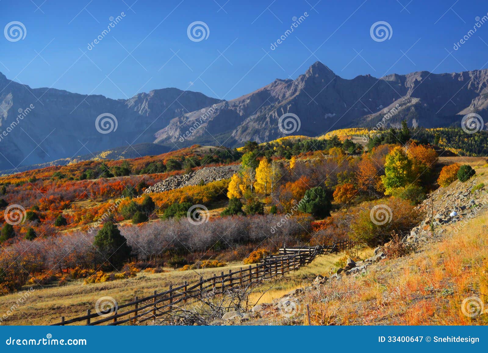 Dallas Divide stock image. Image of autumn, landscape - 33400647